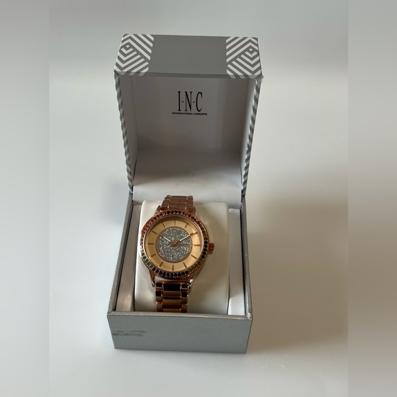 INC International Concepts | Jewelry | Inc Women Rose Gold Sparkle ...